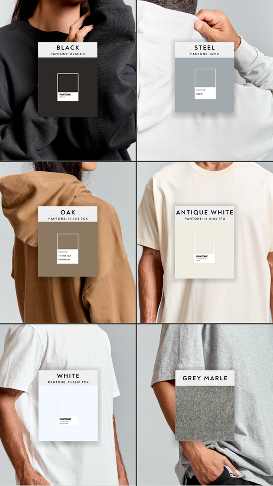 Colour Chart - Mindful Merch